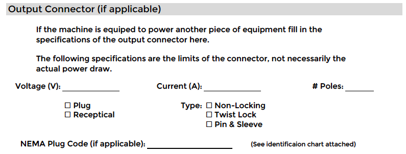 Electrical Specification Sheet for Construction and Surface Prep ...